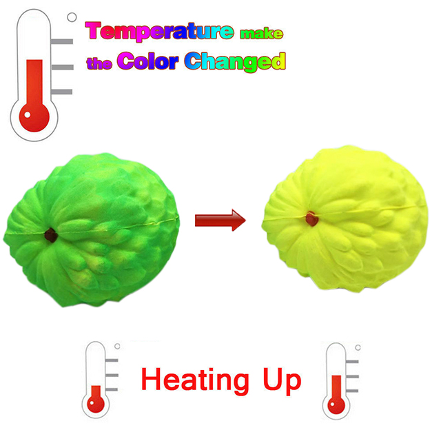 Kawaii Temperature Color Change Slow Rising Scented Squeeze Reliever ...