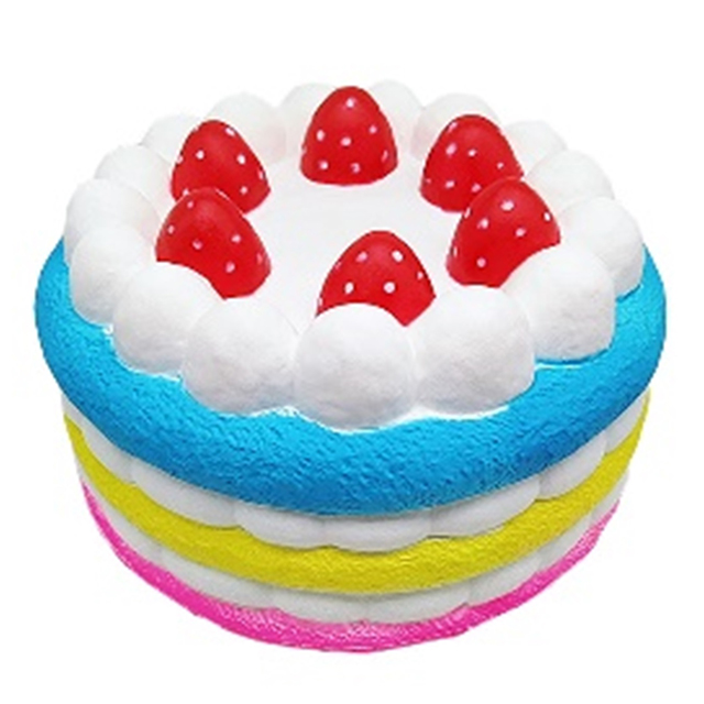 Jumbo Super Giant Soft Squishy Strawberry Cake Slow Rising Squeeze Toys ...
