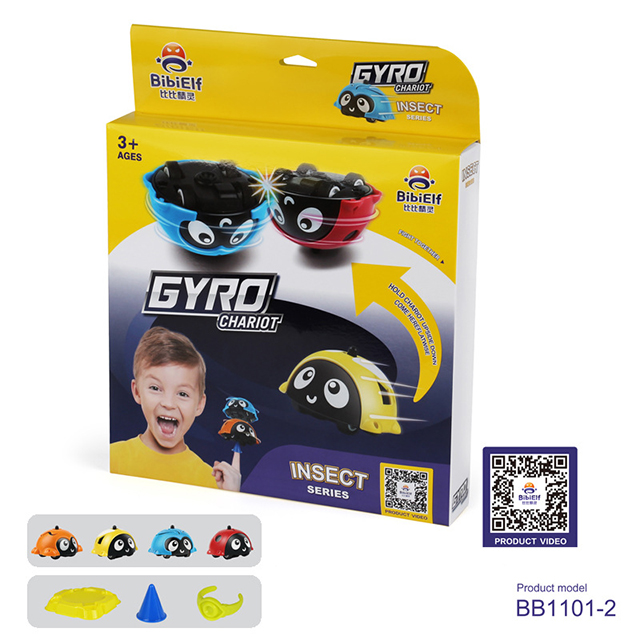 Battle Gyro Spinning Car Spinning Toy 4 Spinning Cars Set Insect Series ...