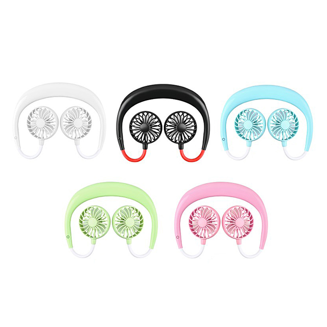 Foldable Mini USB Fan Electric Battery Operated Necklace Fan,Mini Fan