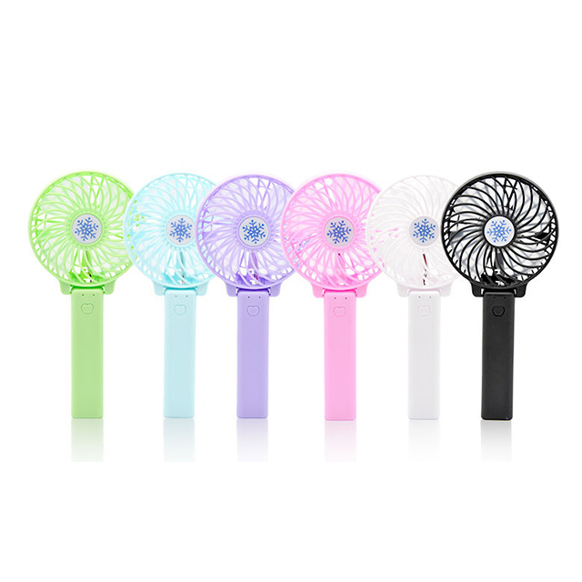 Summer Cooler Portable Fan Handheld USB Rechargeable Mini Folding Fan ...