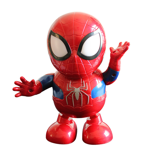 Dancing Super Hero Dancing Spider-Man Robot Boys Gift Electronic Toys ...