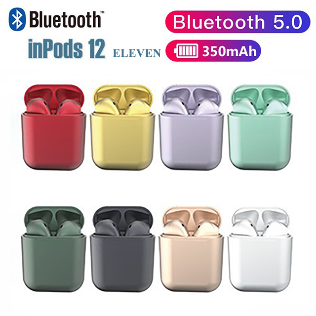 Wireless Headset InPods 12 ELEVEN TWS Sport Earphone Stereo For iPhone ...