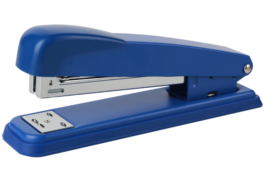 stapler and colored pens